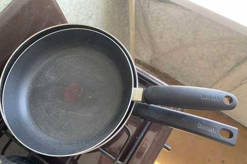 Сковорода tefal 2шт