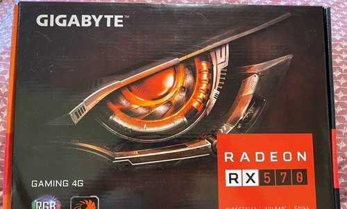 Видеокарта Gigabyte rx570 gaming 4gb
