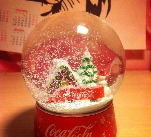 Снежный шар Coca cola