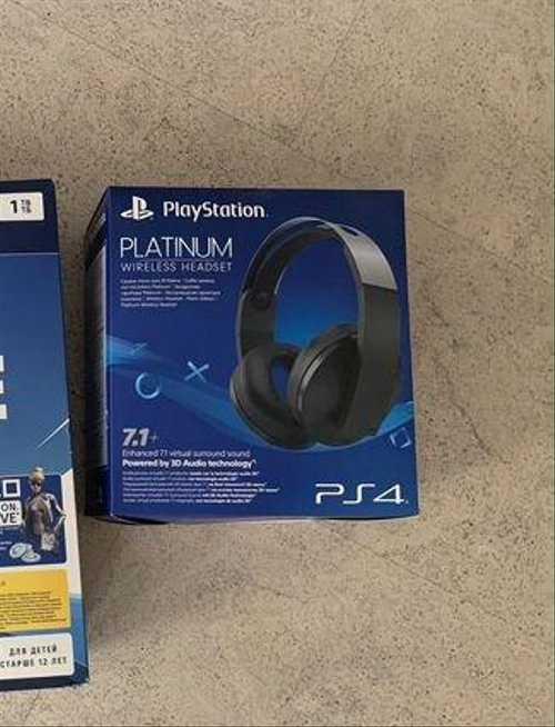 Наушники для PS 4 sony platinum wireless headset