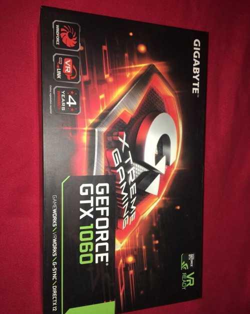 Видеокарта Gigabyte GeForce GTX 1060 Xtreme Gaming