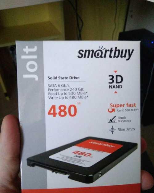 Твердотельный Накопитель Smartbuy Jolt 480gb