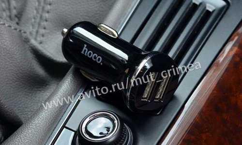 Автомобильная зарядка Hoco Z1 Dual USB 2.1 A