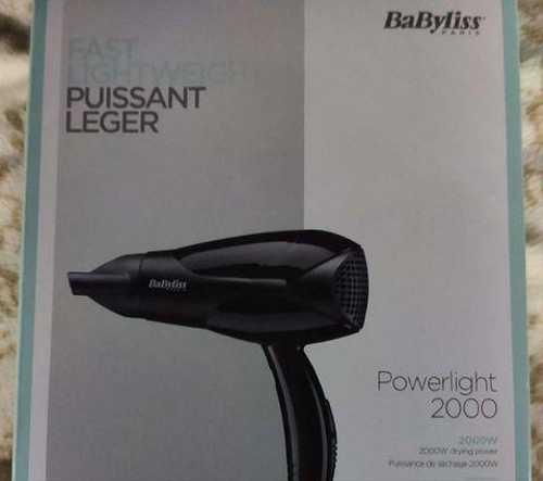 Фен babyliss D212E новый