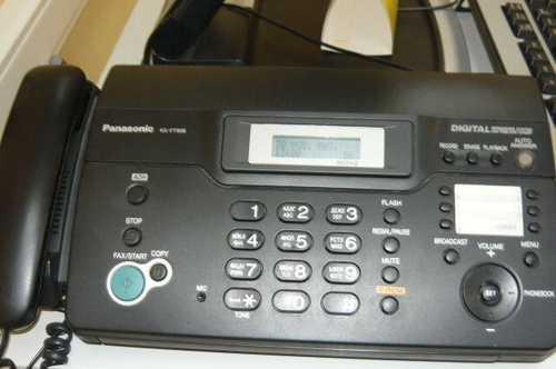Телефакс Panasonic KX-FT938RUB