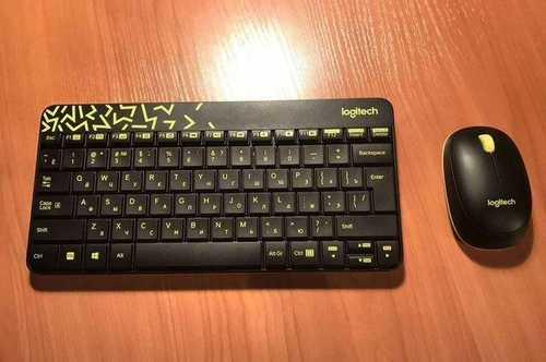 Беспроводная (клавиатура+мышь) Logitech MK240,USB
