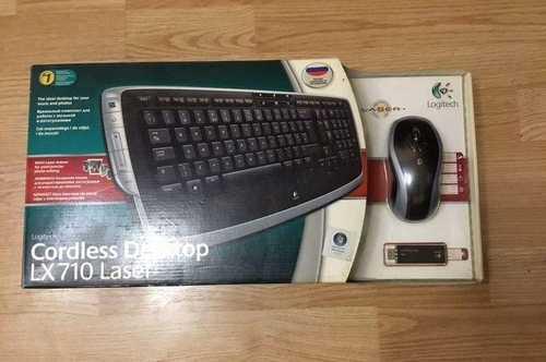 Logitech LX710 Laser беспроводная клавиатура и мыш