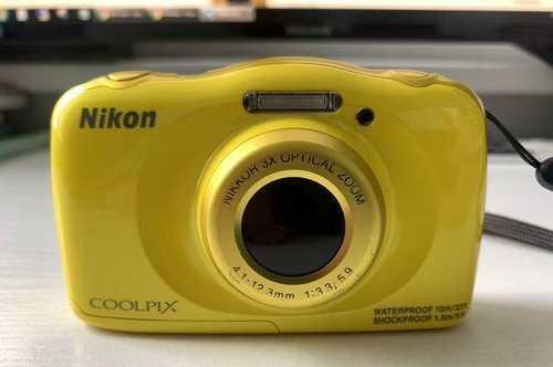 Подводный фотоаппарат Nikon Coolpix S33 противоуда