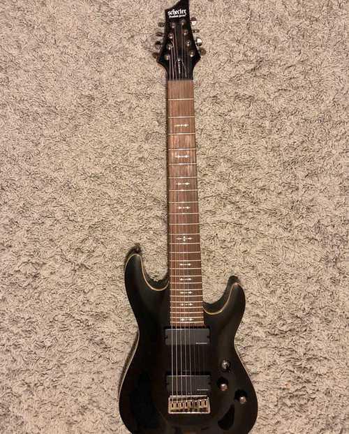 Электрогитара schecter omen-8 active BLK