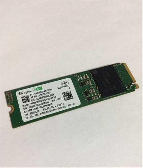 SSD диск - SK hynix BC501 HFM512gdjtng-8310A 512GB