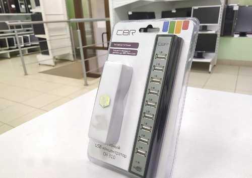 Концентратор USB 2.0 CBR CH 310 Black (Новый)