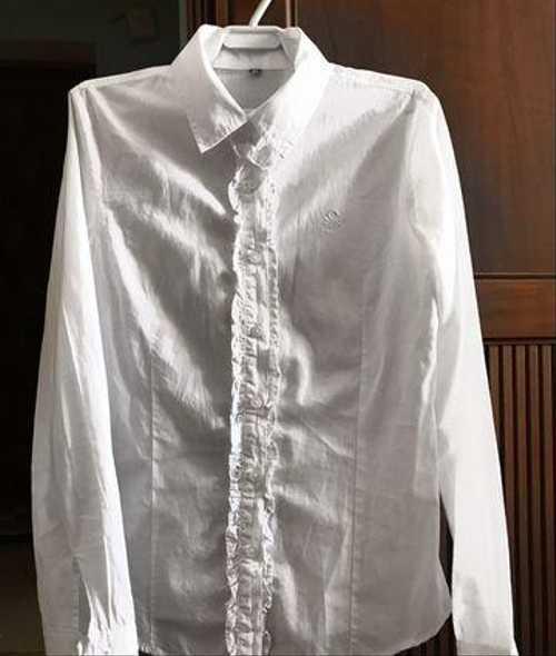 Блуза школьная белая для девочки 12-13 лет
