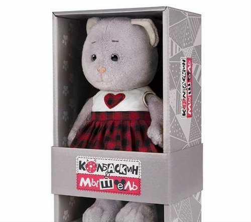 Мягкая игрушка Maxitoys Колбаскин&ampМышель Мышель в Клетчатой Юбке 25 см MT-MRT062007-25
