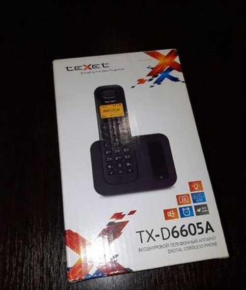 Телефон dect teXet TX-D6605A