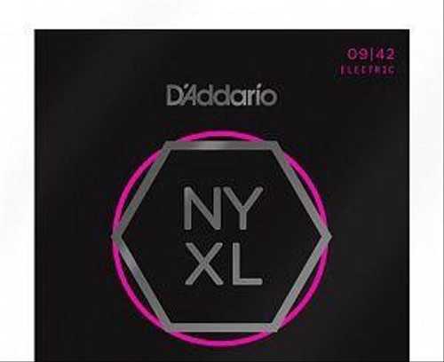 Струны для электрогитары 09-42 D'addario nyxl0942