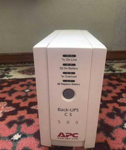 Какой аккумулятор в ибп apc back ups cs 500