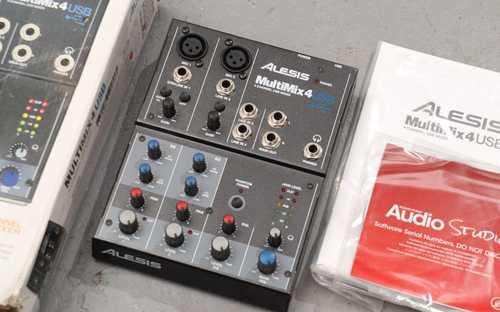 Alesis multimix 4 USB микшерный пульт