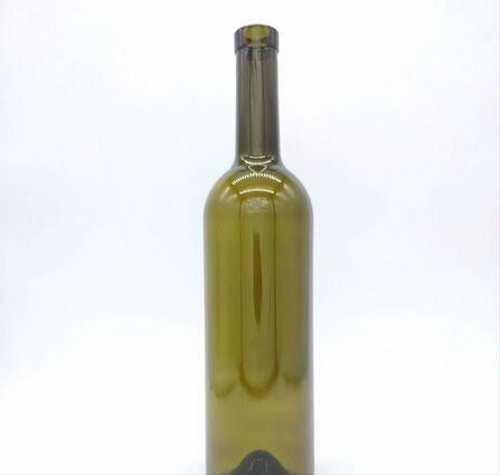 Бутылка стеклянная винная оливковая 0,75л