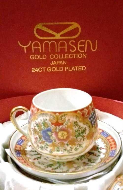 Японский фарфор Yamasen Gold collection. Посуда Yamasen Gold collection. Yamasen фарфор Япония Gold collection. Yamasen Gold collection чайный сервиз.
