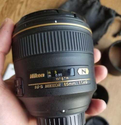 Топовый портретный объектив Nikon AF-S Nikkor 85mm
