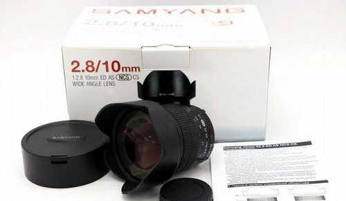 Samyang 10mm F2.8 ED AS NCS CS.Micro 4/3+Коробка+