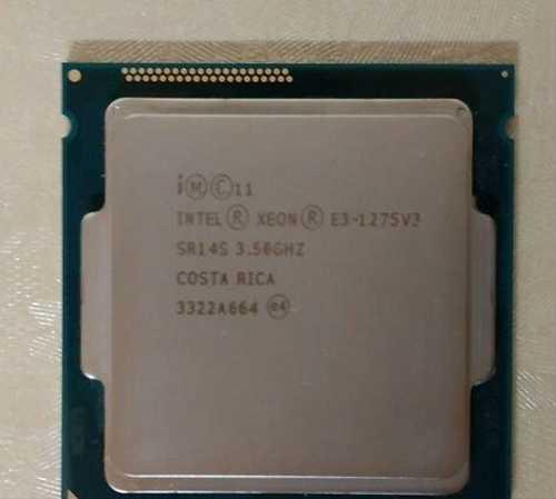 Серверный процессор Intel Xeon E3-1275 v3 OEM Б/у