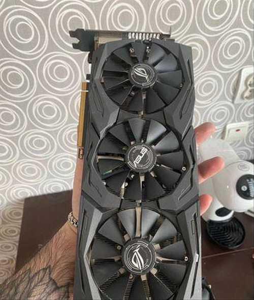 Видеокарта RX480 8gb asus strix