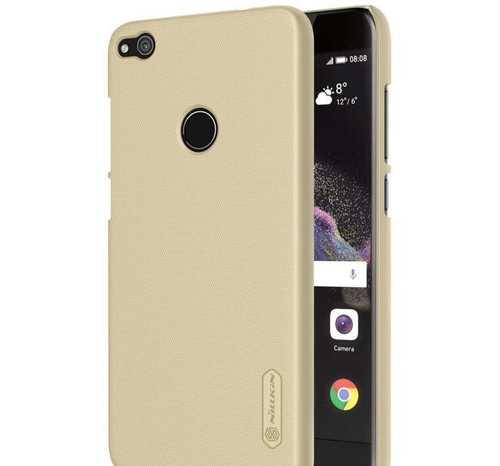 Чехол Nillkin к Huawei Honor P8 Lite (gold) +Плёнк