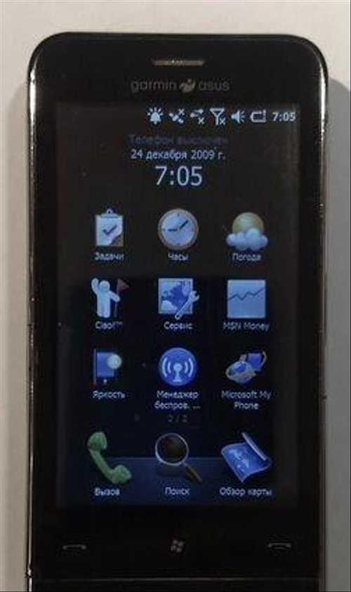 Смартфон Windows Mobile Garmin-Asus Nuvifone M10