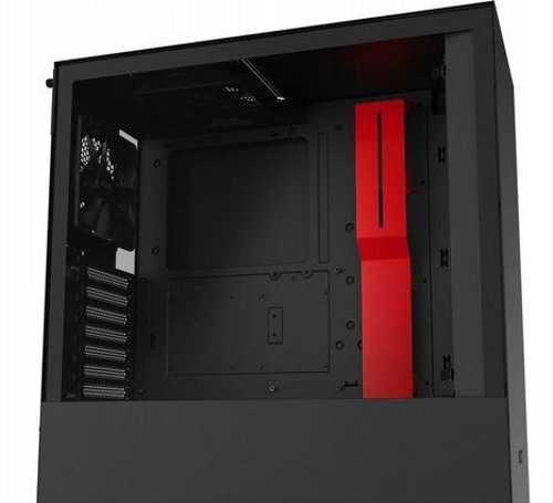 Корпус для пк nzxt H510i черный и красный