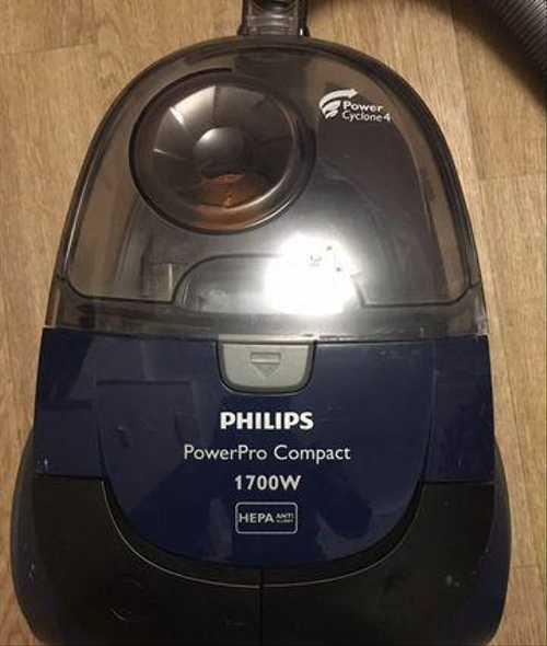 Пылесос philips powerpro compact 1700W