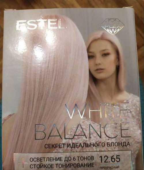 Новая краска для волос estel white balance