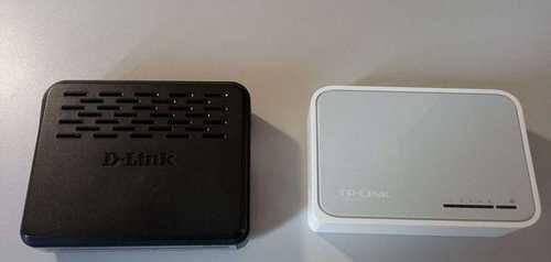 Сетевые коммутаторы D-Link и TP-Link