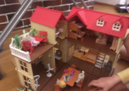 Аналог Sylvanian Families, дом для 2 зайчиков, отд