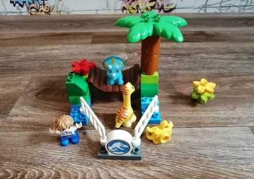 Lego duplo джурасик ворлд зоопарк