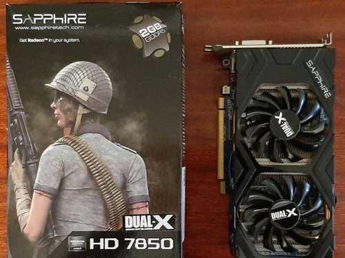 Видеокарта Radeon HD7850 2Gb