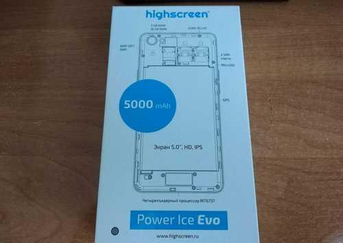 Продам смартфон 4G Highscreen Power Ice Evo
