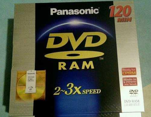 DVD-RAM Panasonic LM-AB120LE 4.7Gb, Japan