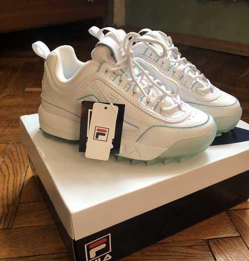 Кроссовки Fila Disruptor II ice кожаные