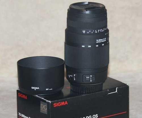 Sigma AF 70-300mm F4-5.6 DG OS для Canon
