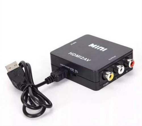 Конвертор-адаптер hdmi-rca