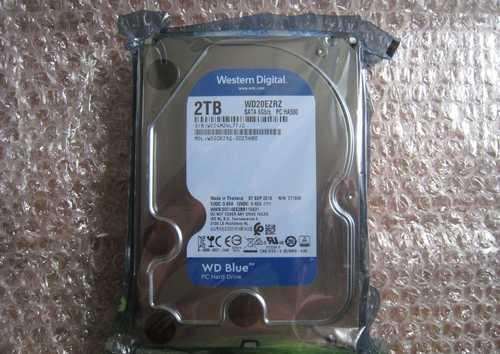 WD 2TB WD20ezrz новый, гарантия до 2021-01