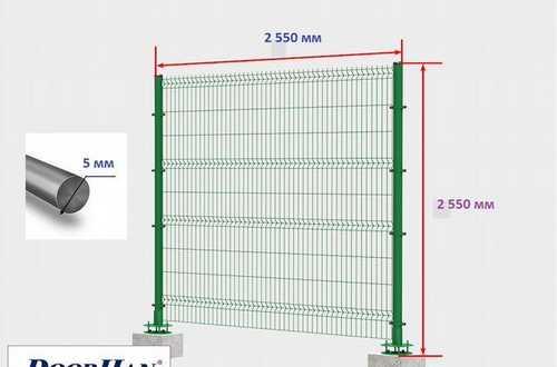 Металлический забор