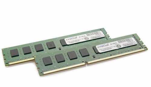DDR3 Crucial 2 x 2Gb 1333MHz
