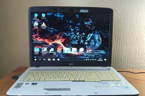 Ноутбук Acer aspire 7520 2 ядра 17"
