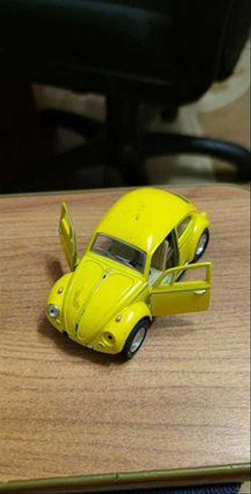Игрушка (моделька) машинка volkswagen beetle 1967