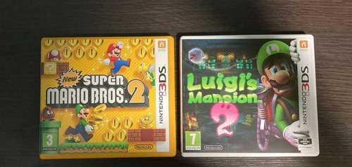 3DS - New Super Mario Bros. 2 + Luigi's Mansion 2