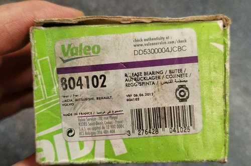 Выжимной подшипник valeo 804102