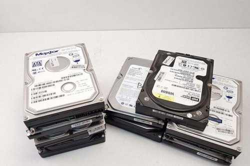 Жесткие диски 80GB HDD 100 шт. SATA Hitachi WD итд