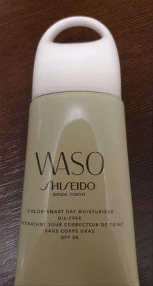 Шисейдо смарт крем. Shiseido Waso крем для лица. Смарт крем Waso. Шисейдо Васо крем с легким тоном зеленый.